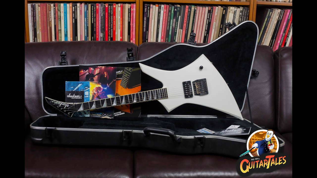 JACKSON KELLY KE1 SNOW PEARL WHITE 1996 MADE IN USA - YouTube