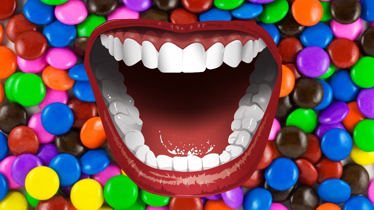 Color Fruity Donuts 🍩 Rainbow Candy Skittles - YouTube