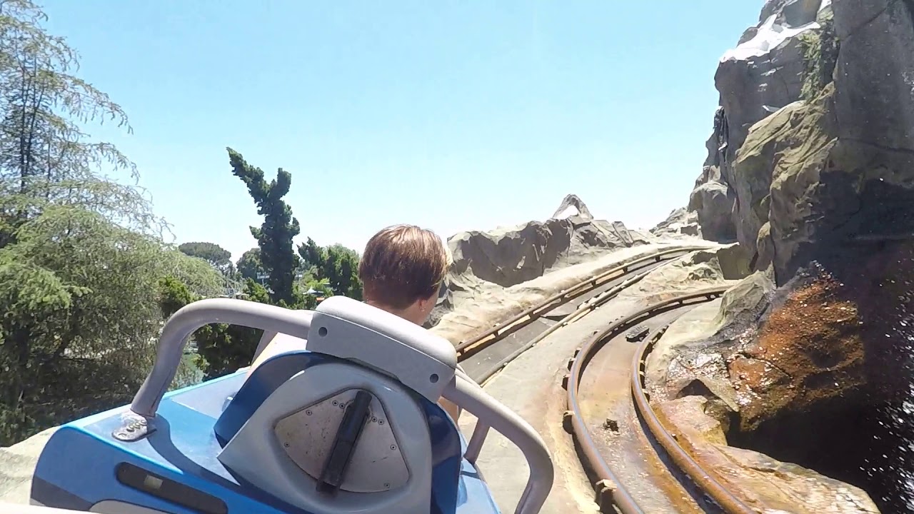 Disneyland! Matterhorn Bobsleds! Right Track POV! - YouTube