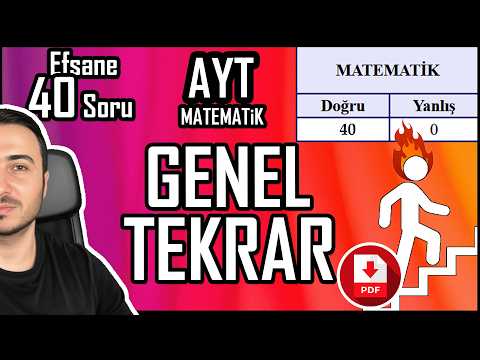 GENEL TEKRAR AYT Matematik / 40 Efsane SORU #yks2026