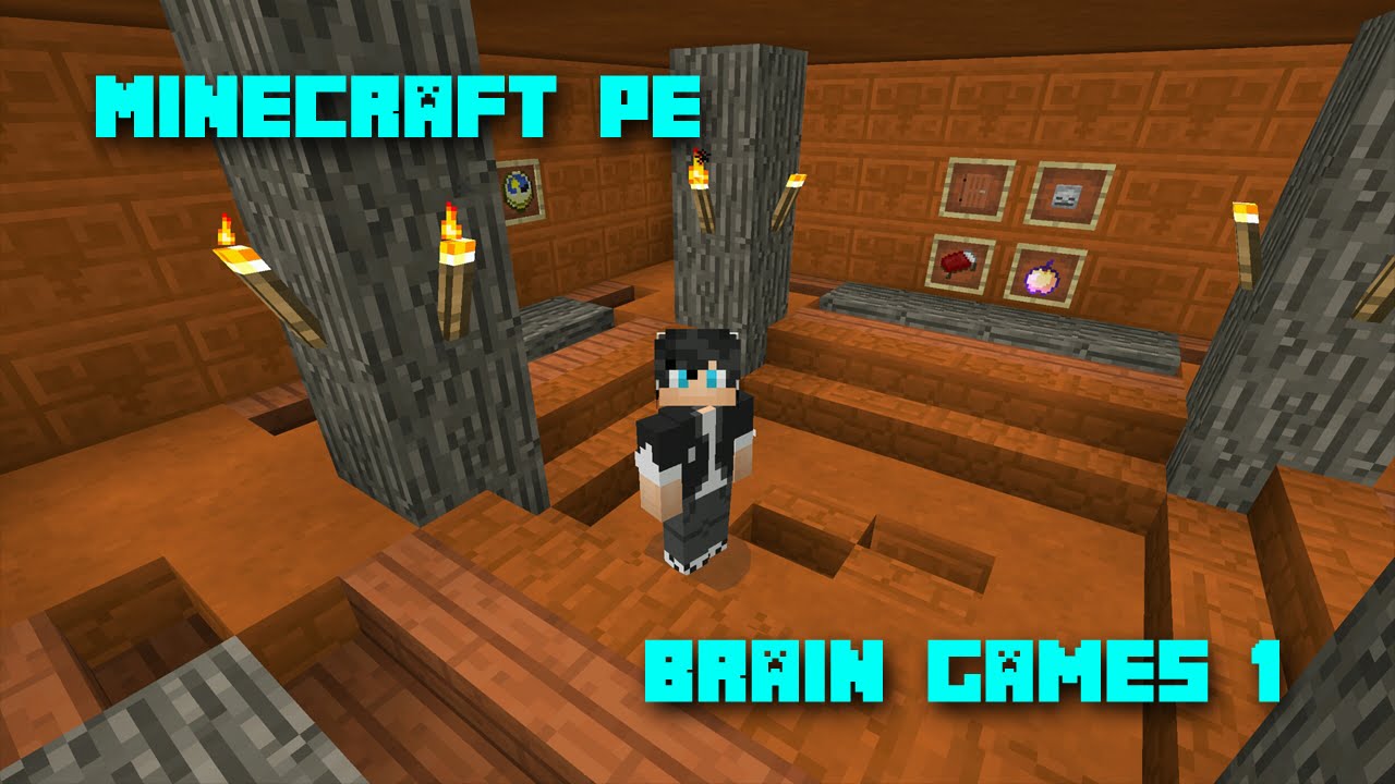 Minecraft PE // TESTING INTELLIGENCE! // Brain Games 1 - YouTube