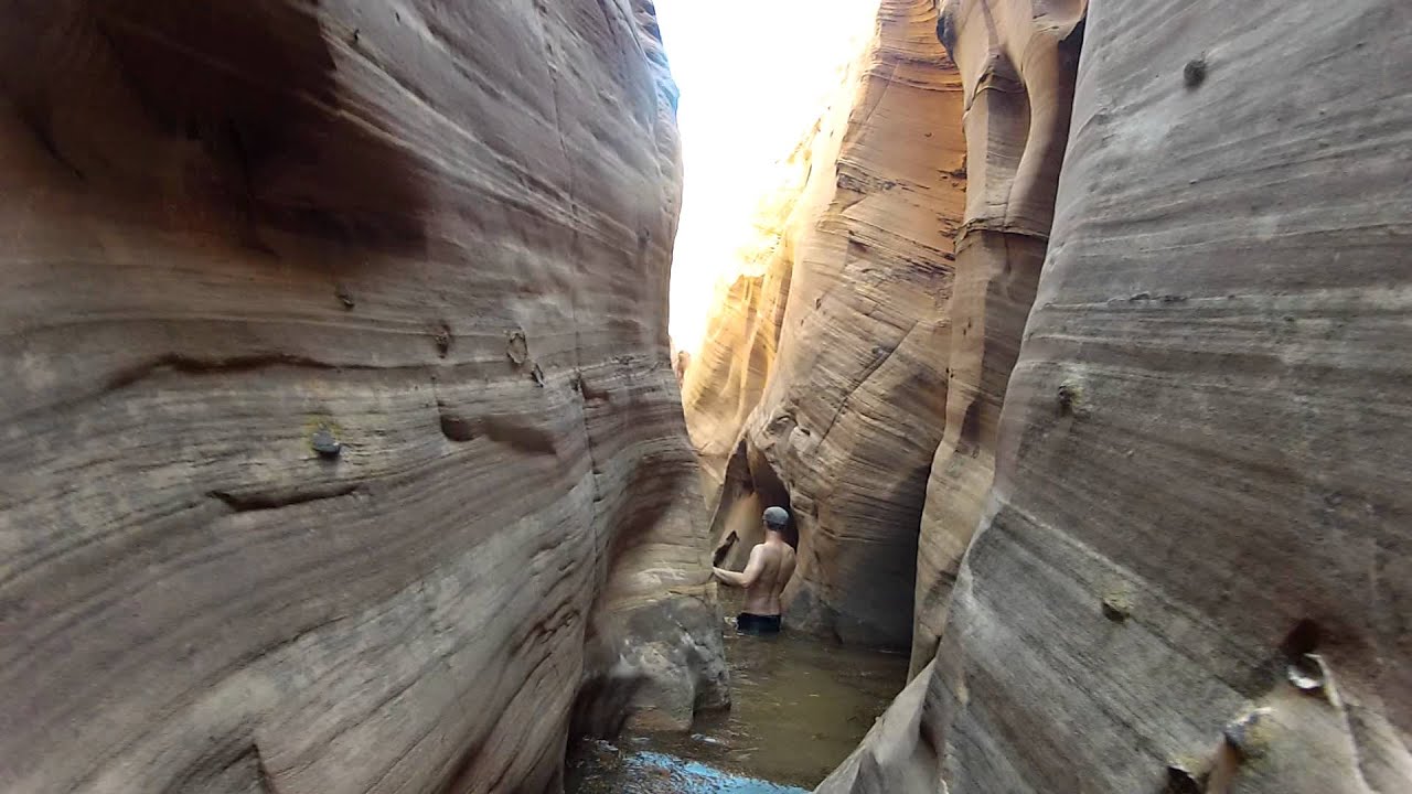 Into Zebra Canyon (Utah slot canyon) - YouTube