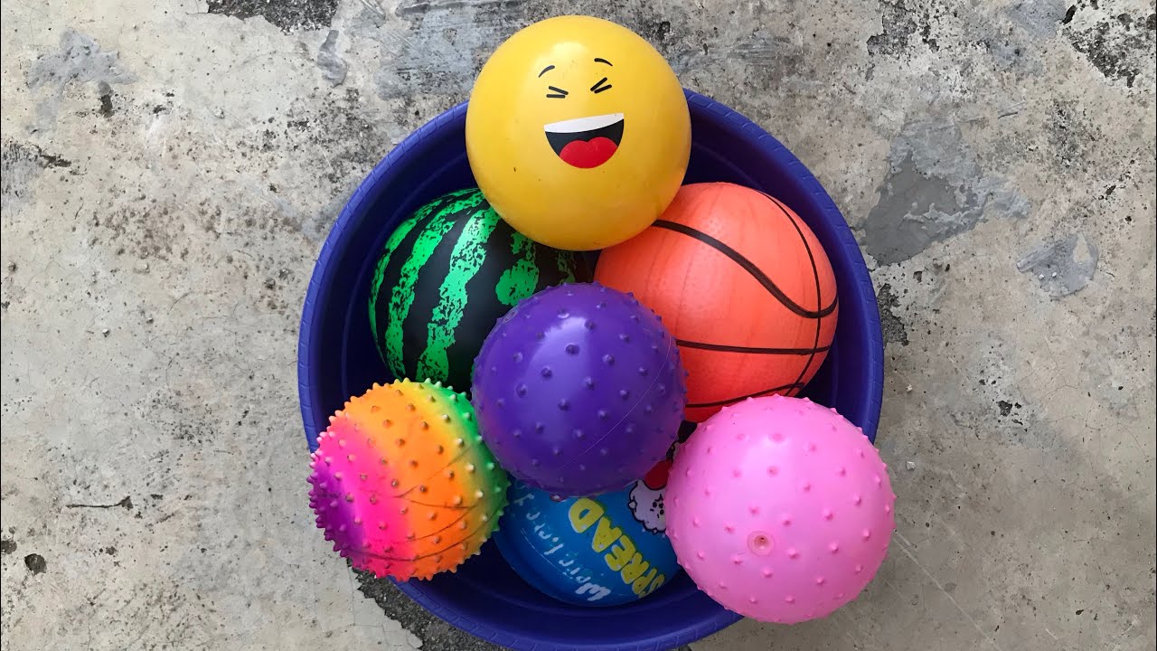 Mengumpulkan bola besar, bola duri, bola basket, bola semangka, bola ...