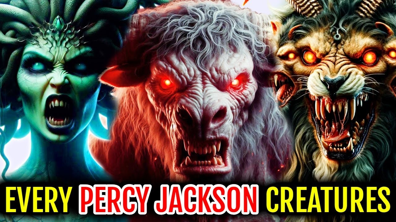 88 (Every ) Percy Jackson Monster & Creatures - Backstories Explored in ...
