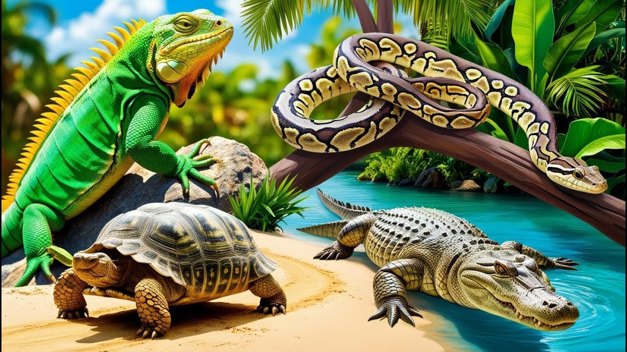 Thế giới rực rỡ của loài bò sát - The World of Reptiles - YouTube