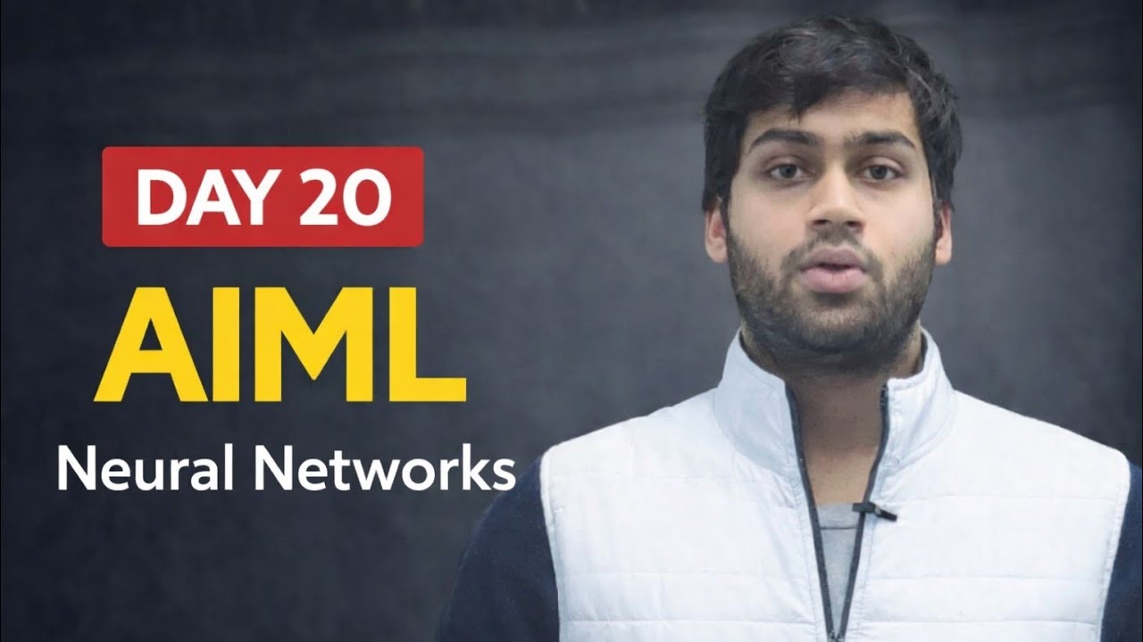 Day 20 | AIML and neural networks - YouTube
