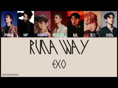 EXO -- Runaway = Türkçe Çeviri = (Rom/Han/TR/Renk Kodlu)