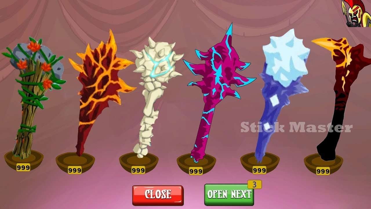 NEW UNLOCK BEST SKIN GIANT BOSS ALL SKIN WEAPON MAX 9999 LEVEL | STICK ...