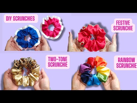 Sew & Sell | 4 Adorable & Unique Scrunchie Designs to make in under 10 ...