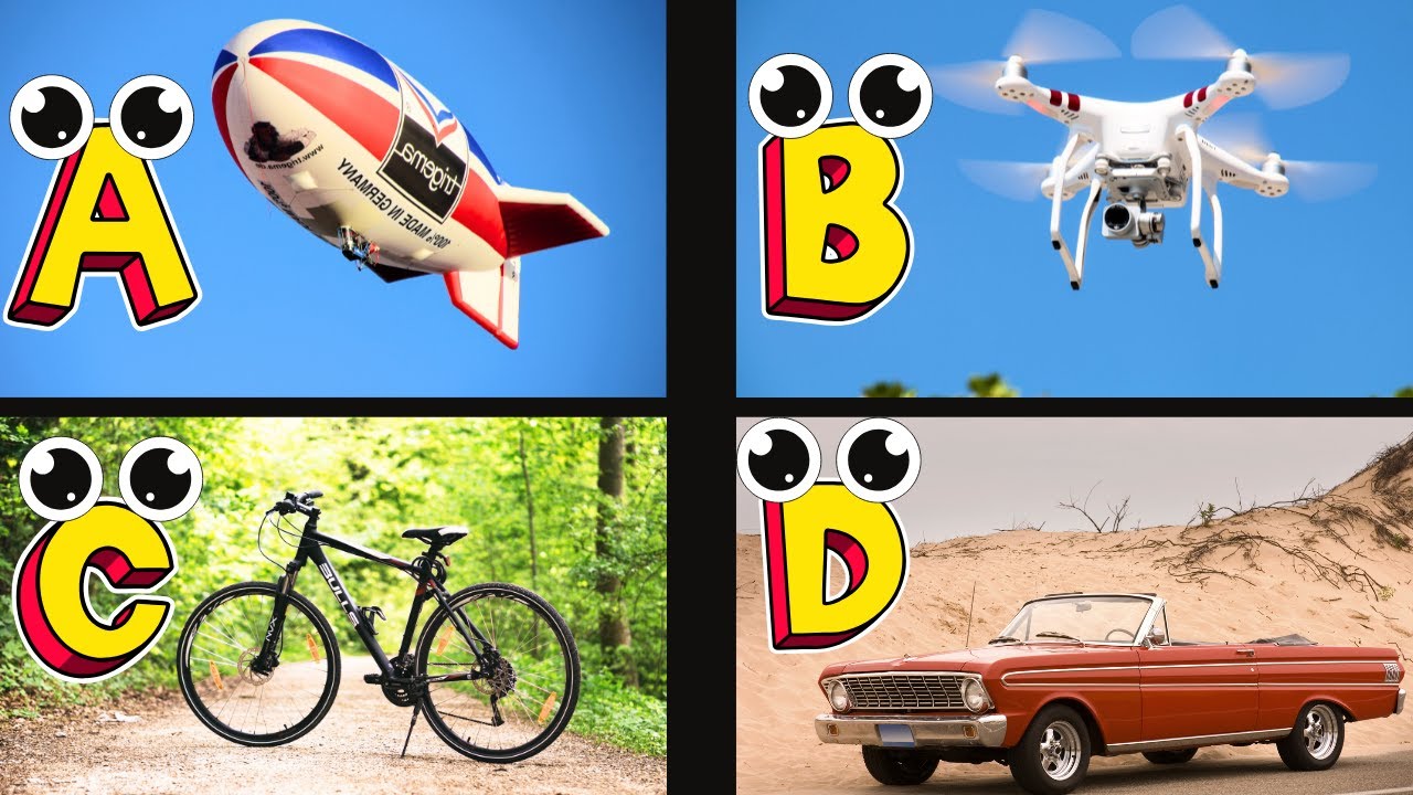 ABC of Transportation! 🚗 ️ A to Z Vehicles & Fun Rides for Kids! - YouTube