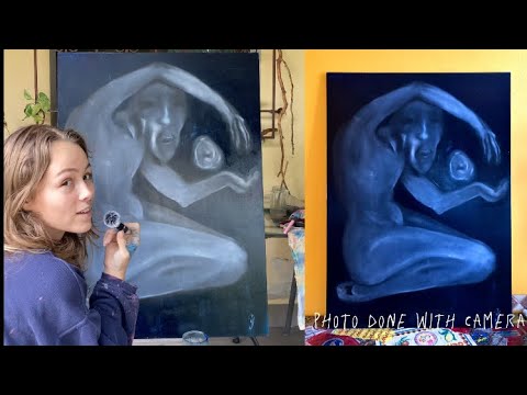 The process of creating a painting - Fat over Lean Technique - YouTube