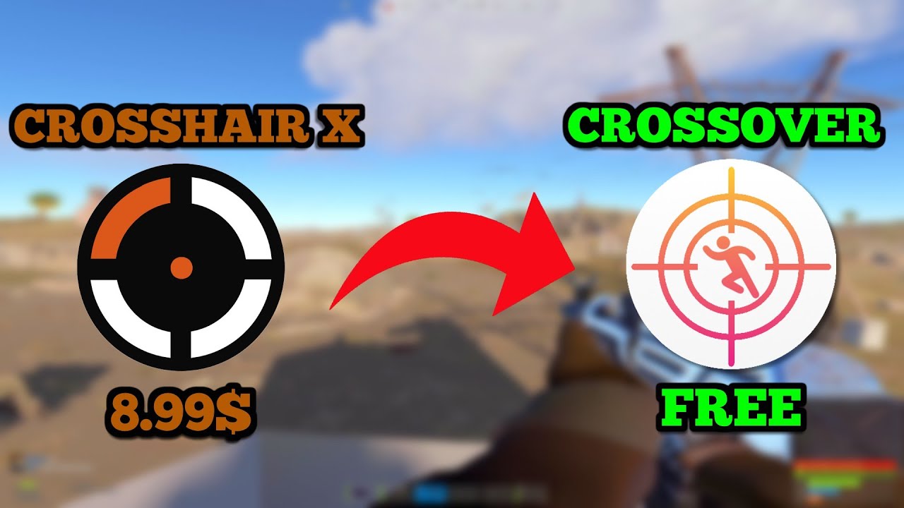 how to get a custom crosshair in any game for free (CrossOver) - YouTube