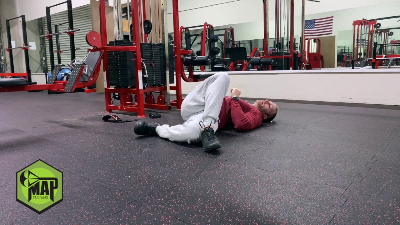 MAP - Figure 4 Glute Stretch - YouTube
