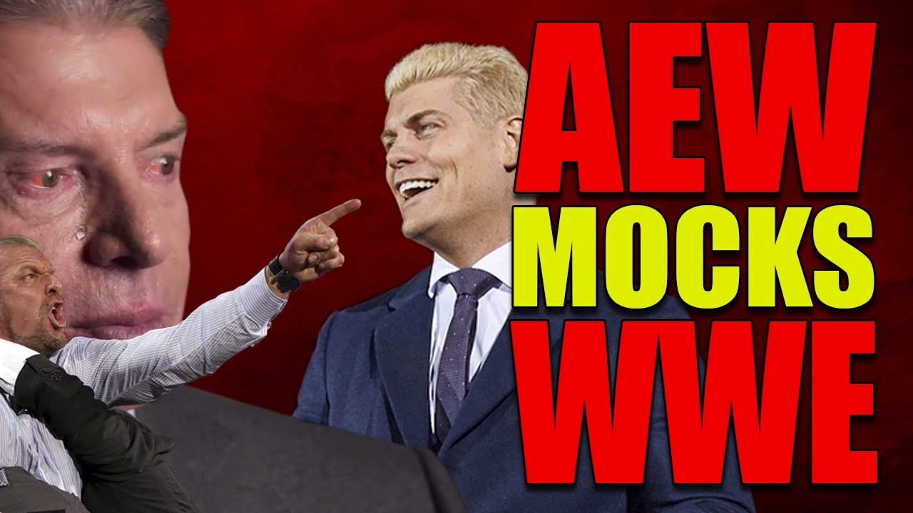 Times All Elite Wrestling (AEW) POKED FUN At WWE (Hidden Jokes At Vince ...