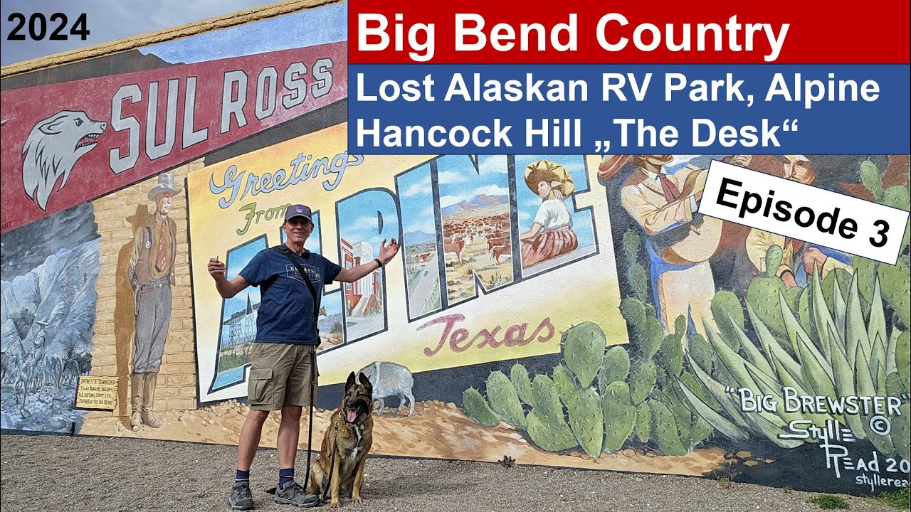 Alpine Texas Lost Alaskan RV Park, Hancock Hill - the Desk. Big Bend ...