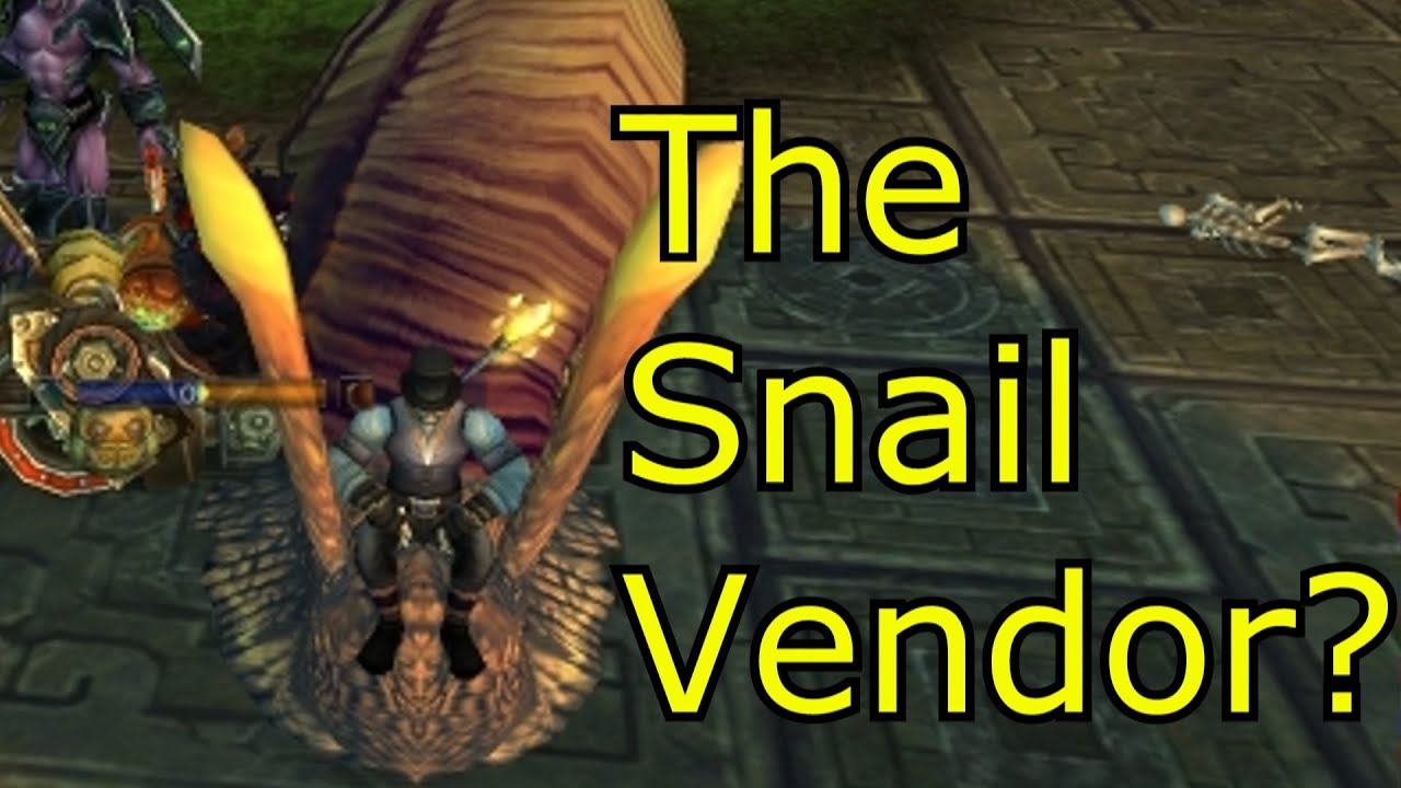 Super Rare Snail Mounted Vendor 5.4 PTR WoW MoP - YouTube