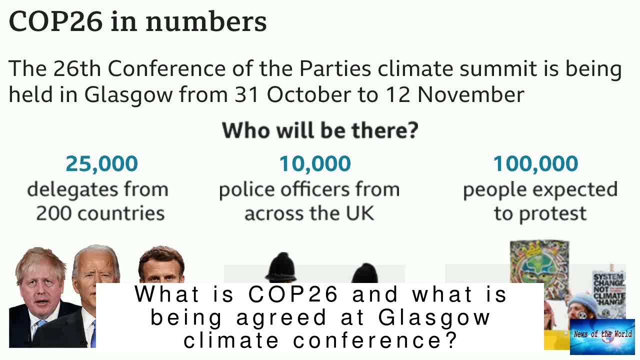 BREAKING NEWS! What is COP26 and what is being agreed at Glasgow ...