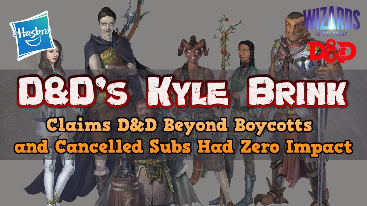 Kyle Brink Claims D&D Boycotts Over WoTC's OGL 1.1 Had Zero Impact On ...