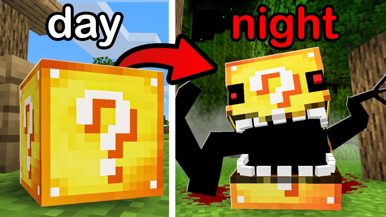 Testing CURSED Lucky Blocks In Minecraft - YouTube