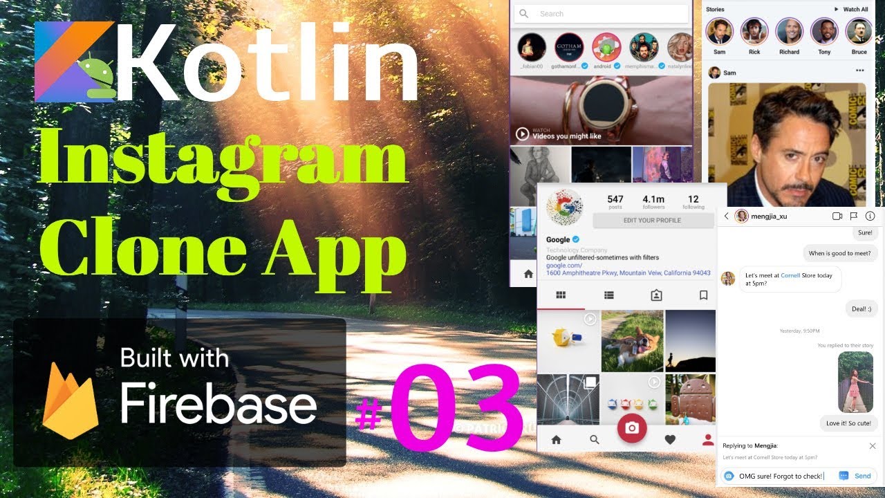 Android Instagram App with Firebase using Androidx JetPack Androidx.* Library in Android Studio ...