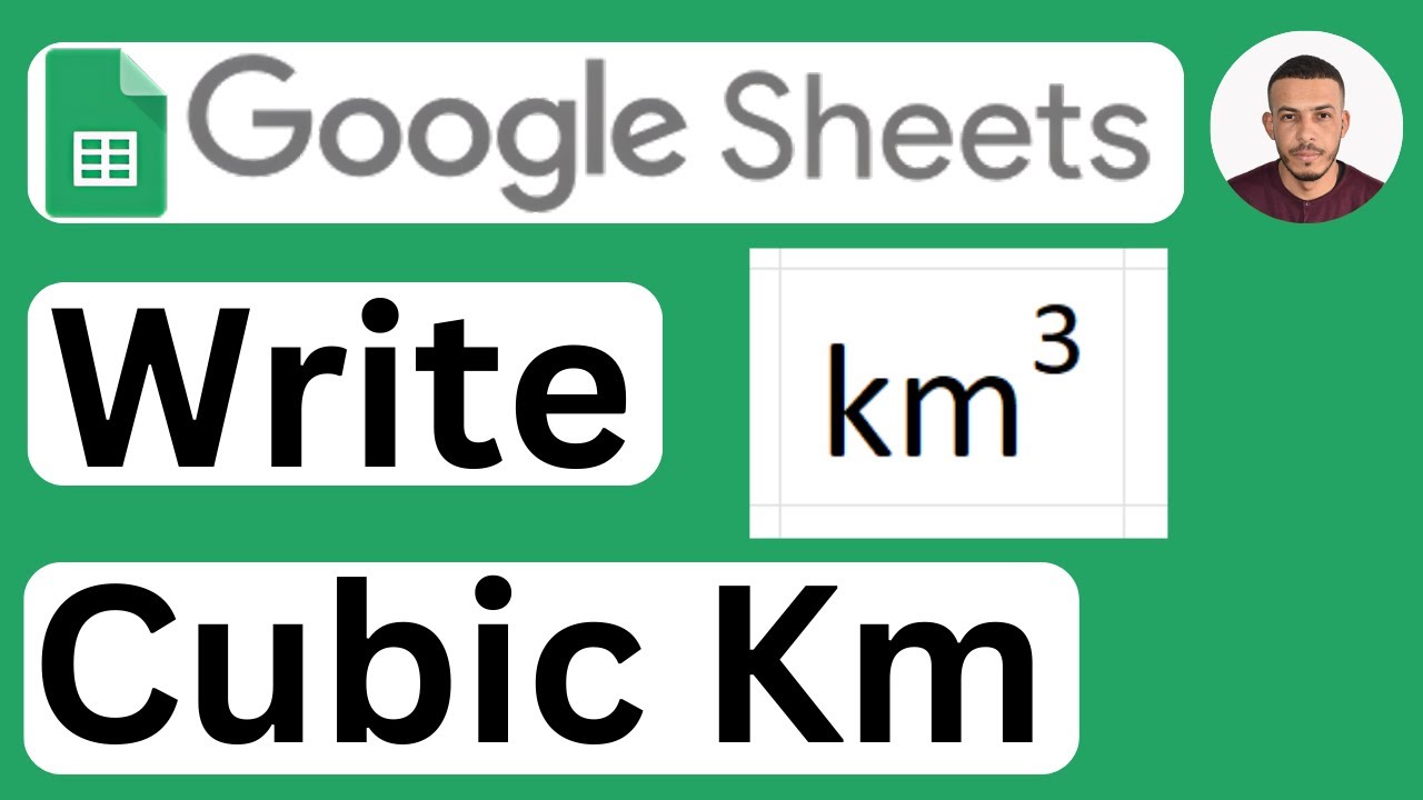 How to Add Cubic Kilometer (km³) in Google Sheets - Easy to Follow ...