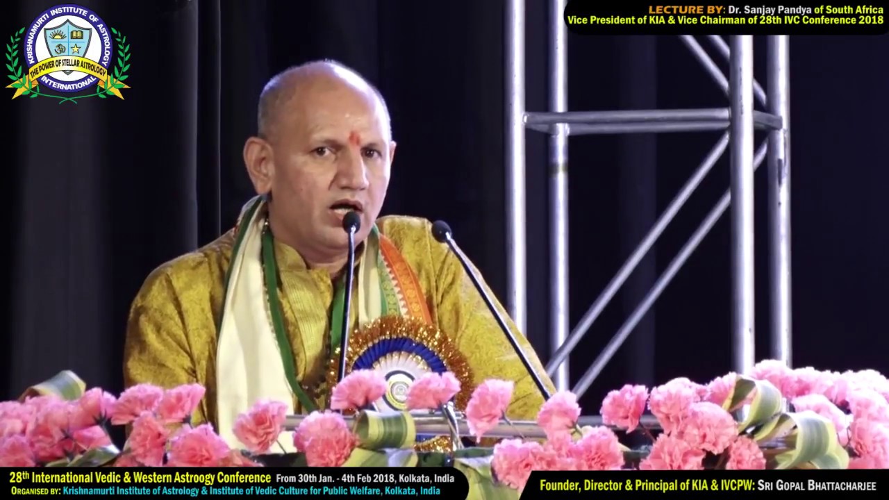 Dr. Sanjay Pandya of SA addressing on "6 Most Important Nakshatra ...
