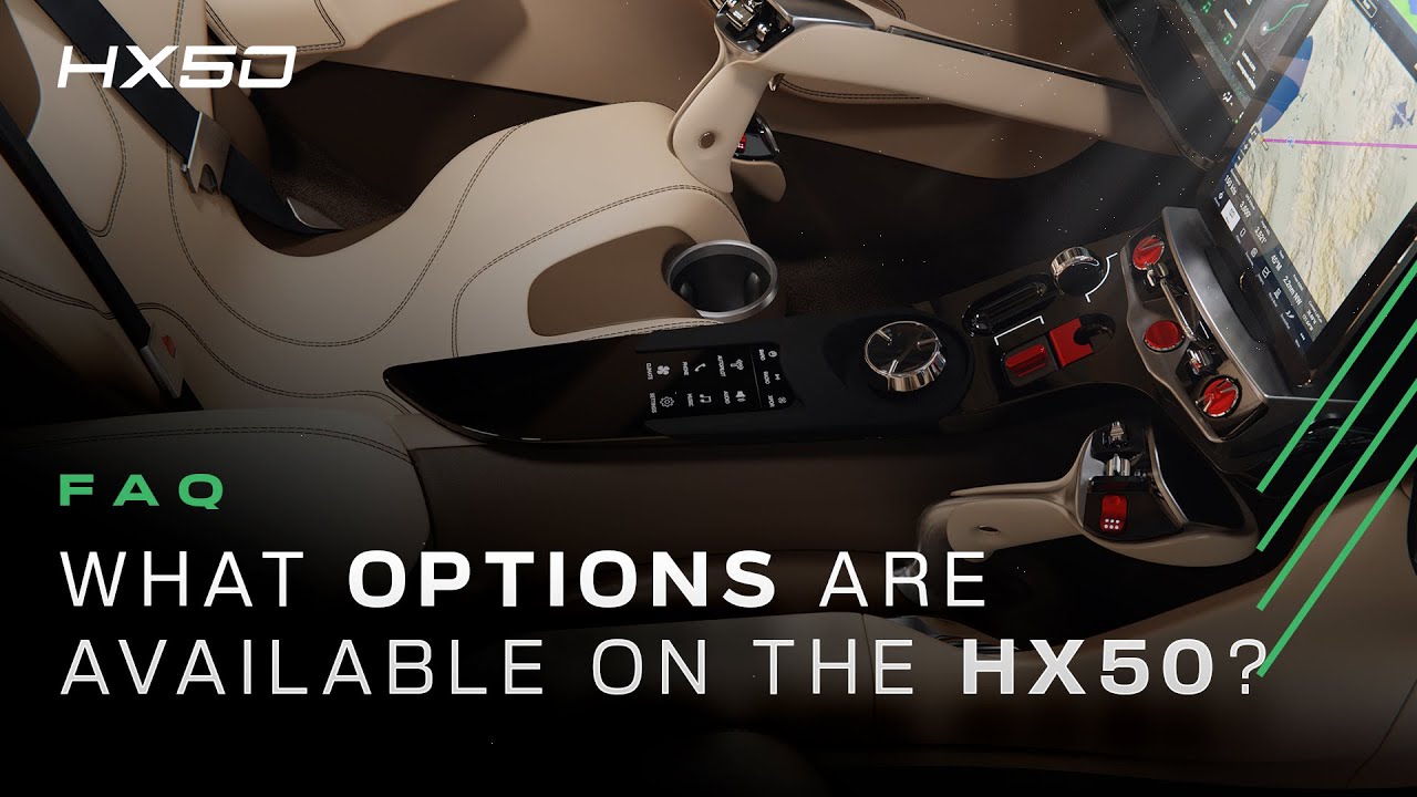 What options do you have available on the HX50? - YouTube