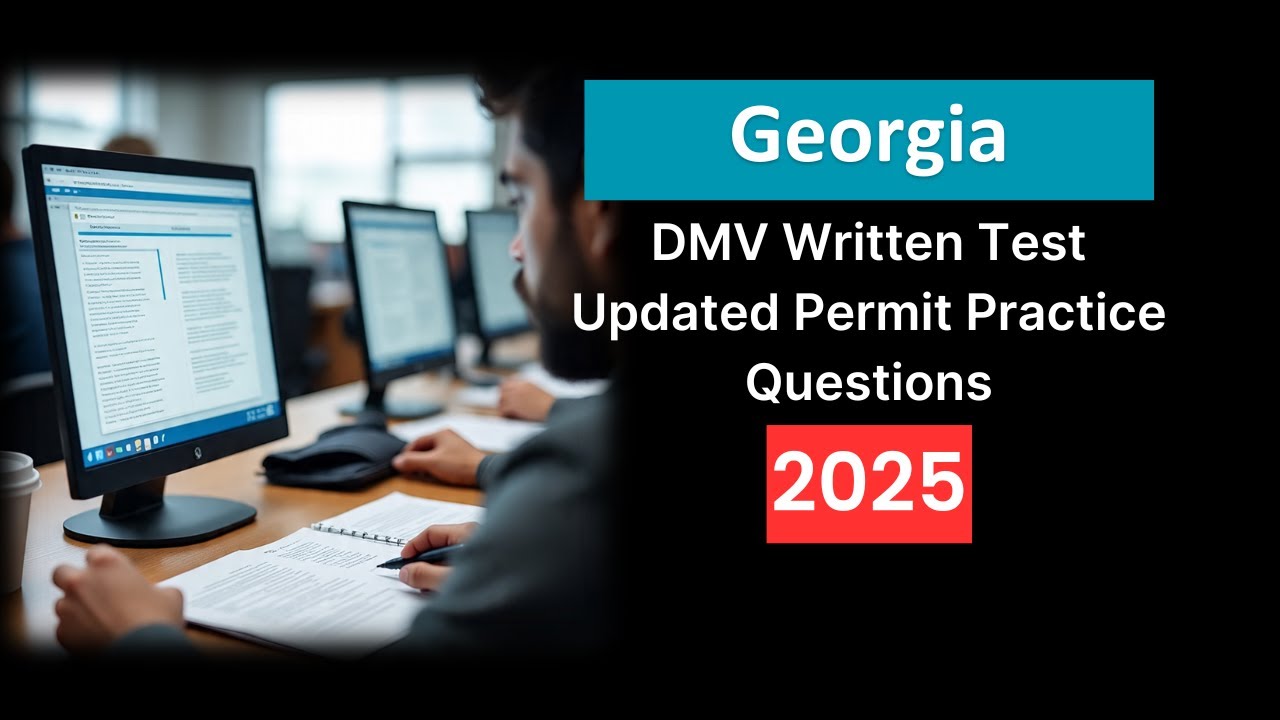 Georgia DMV Written Test 2025 | Updated Permit Practice Questions with ...
