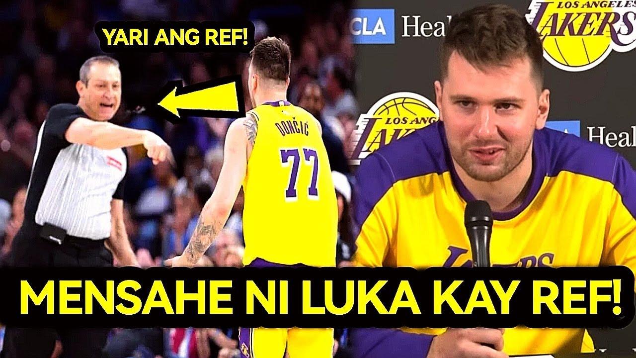 YARI ANG REF! NA NAG-EJECT KAY LUKA DONCIC MUKHANG MAY IMBESTIGATION ...