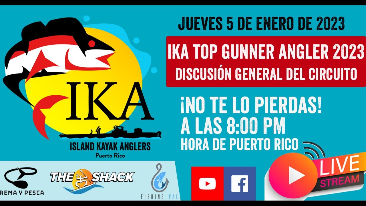 IKA Top Gunner Angler 2023 - Kayak Fishing Circuit, Puerto Rico - YouTube
