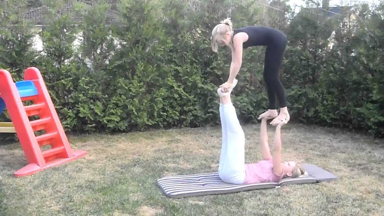 acro skills - YouTube