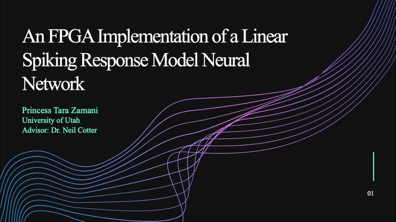 An FPGA Implementation for Linear Spiking Neural Network Hardware Design - YouTube