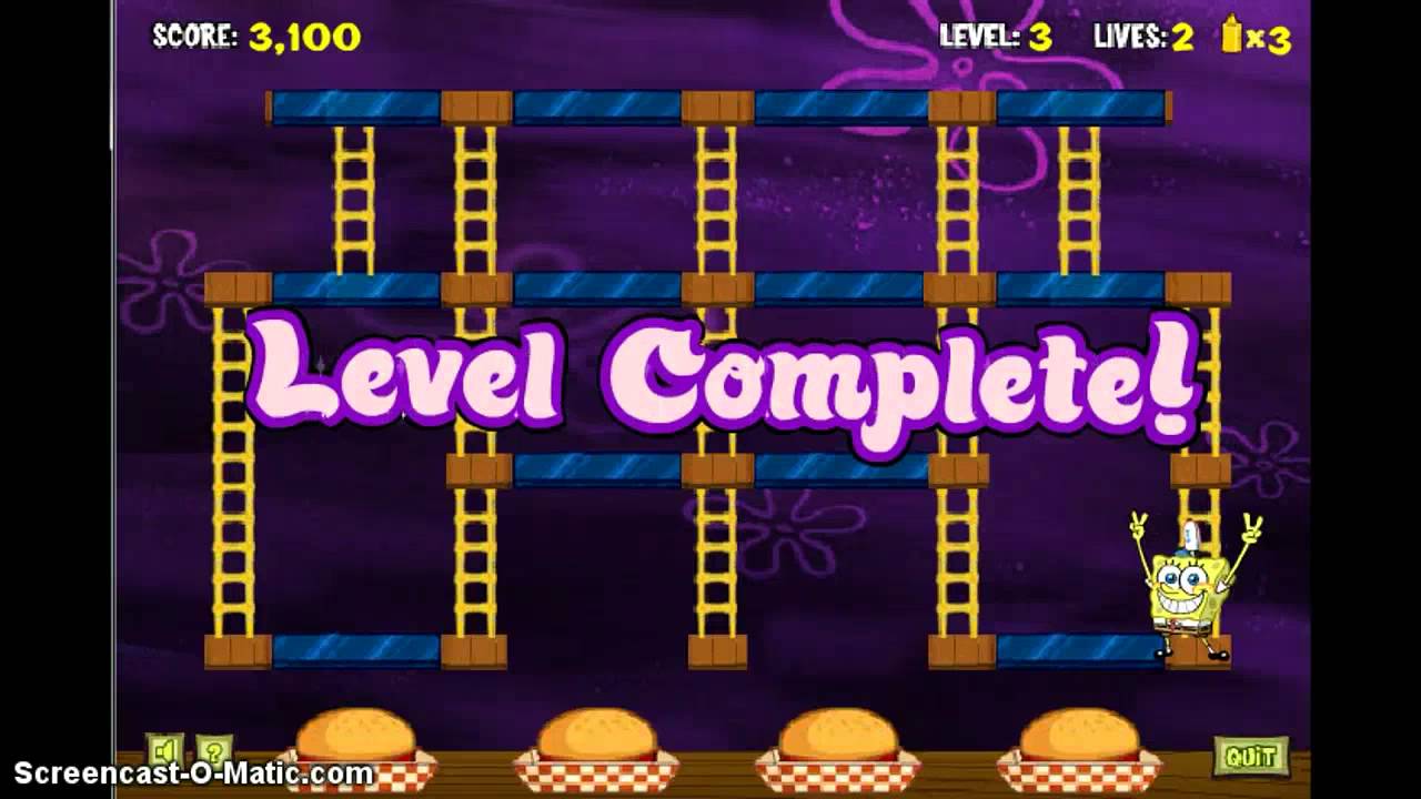 Flash Game Friday: Spongebob Squarepants Patty Panic - YouTube