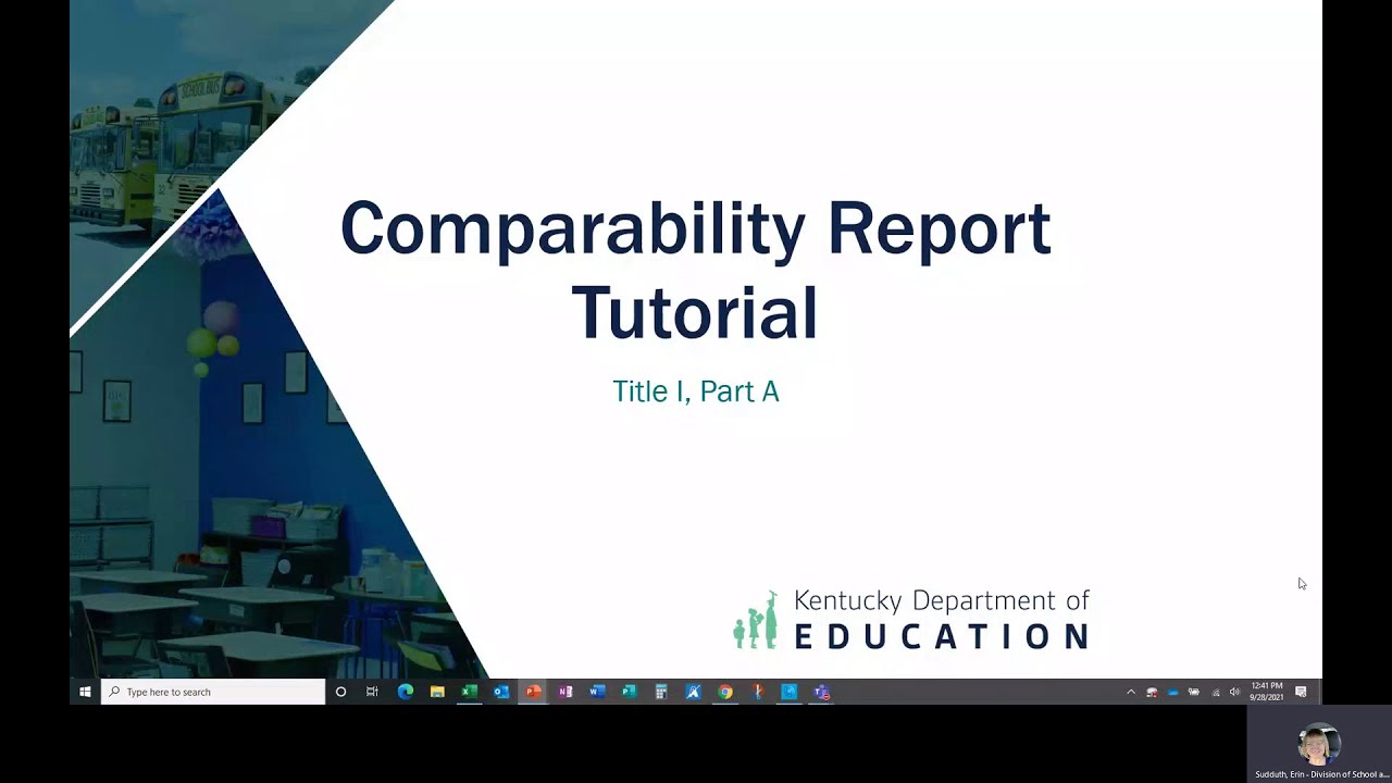 Comparability Report Tutorial - YouTube