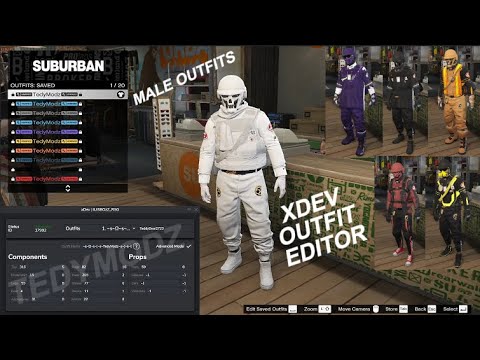 (PATCHED) GTA 5 Modded Male Outfits ( xdev Outfit Editor ) After Patch ...