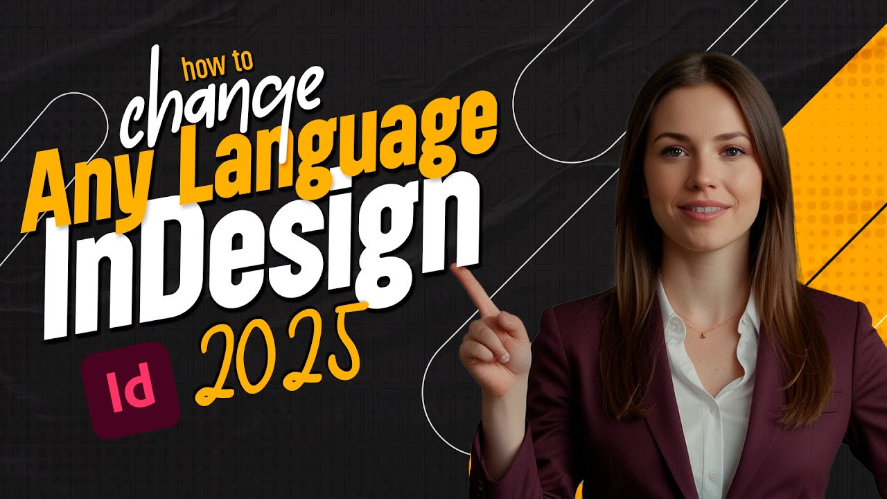 How to change adobe InDesign language to another language 2025 MAC OS ...