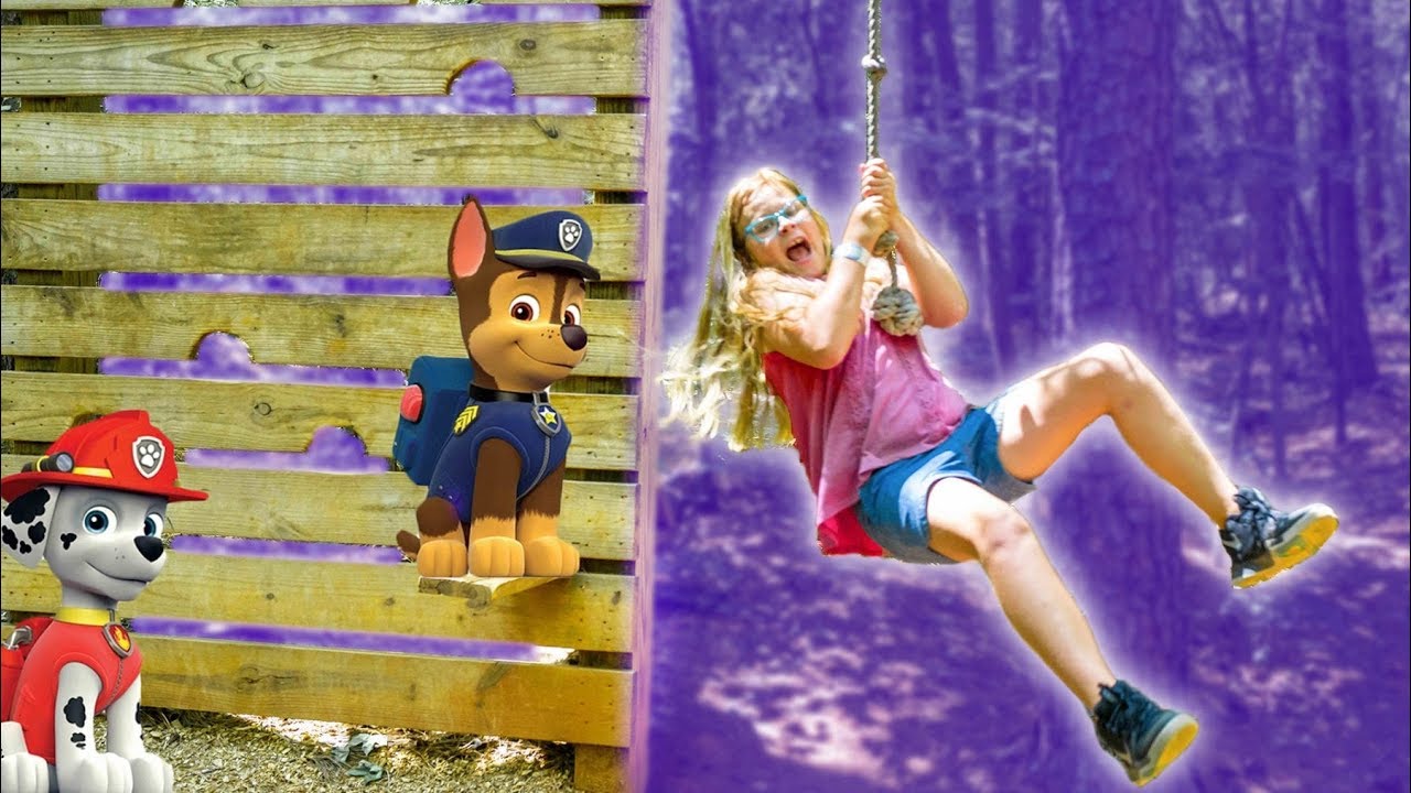Paw Patrol and PJ Masks Obstacle Course Showdown with the Assistant ...