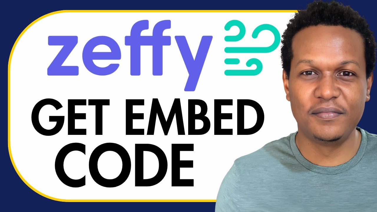 HOW TO GET EMBED CODE FROM ZEFFY - YouTube
