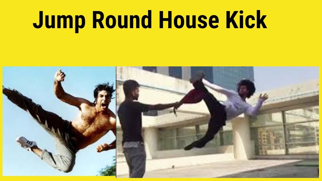 how to learn Jump Roundhouse kick for hupkwondo - YouTube