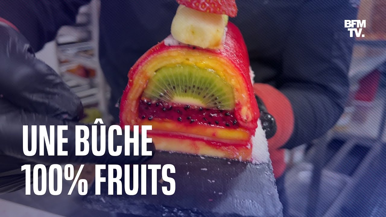 La recette originale d'une bûche entièrement à base de fruits, idéale ...