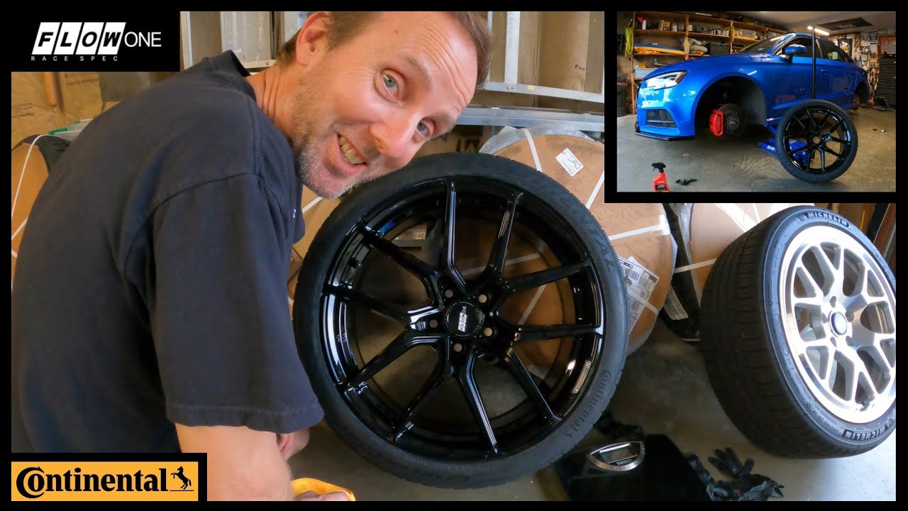 2018 Audi S3 Episode 194 Installing Flow One F7 19 Wheels With 2018-audi-s3-episode-194-installing-flow-one-f7-19-wheels-with