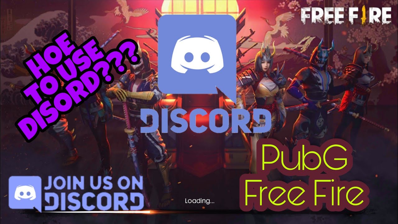 HOW TO USE DISCORD FOR PUBG AND FREE FIRE || FREE FIRE || PUBG ...