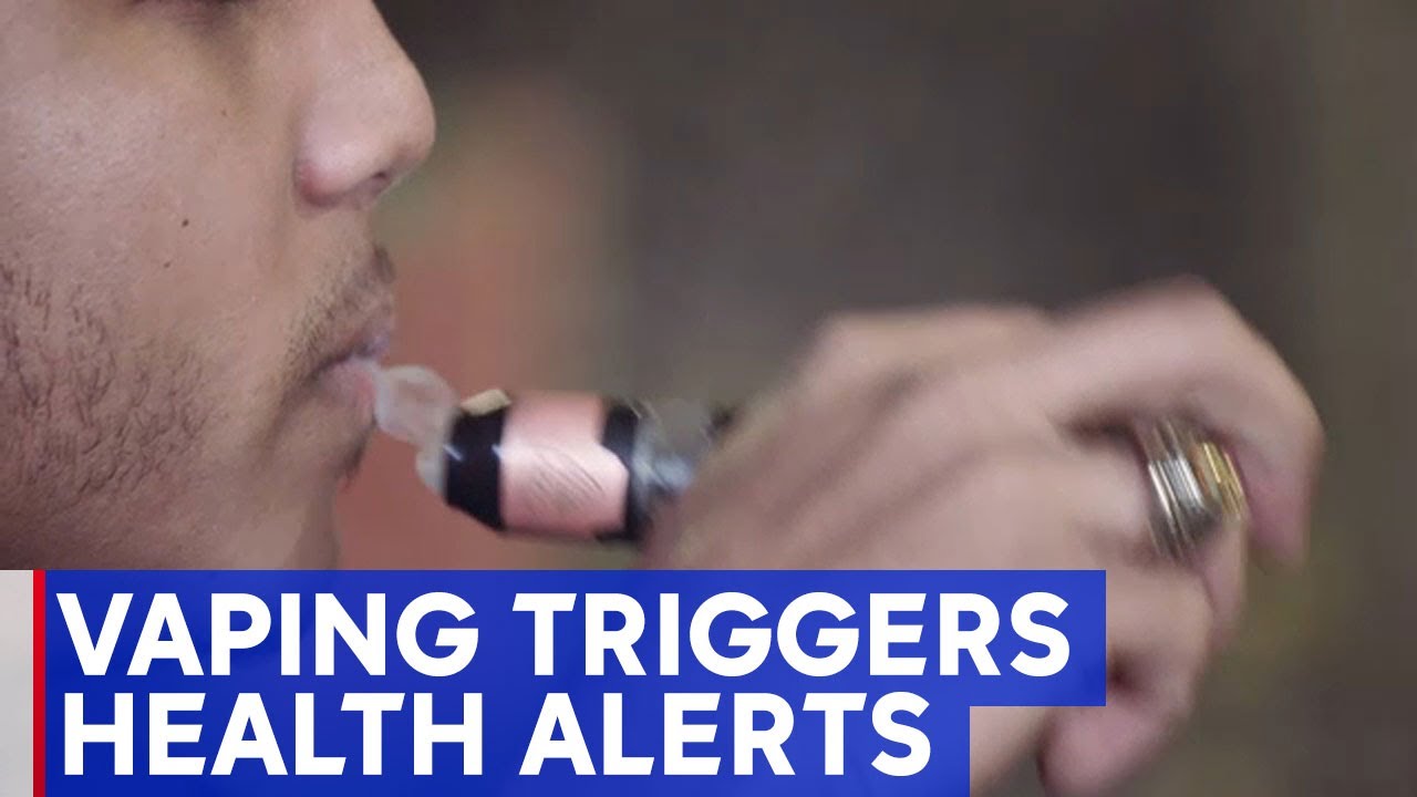Health alerts issued over lung problems linked to vaping - YouTube