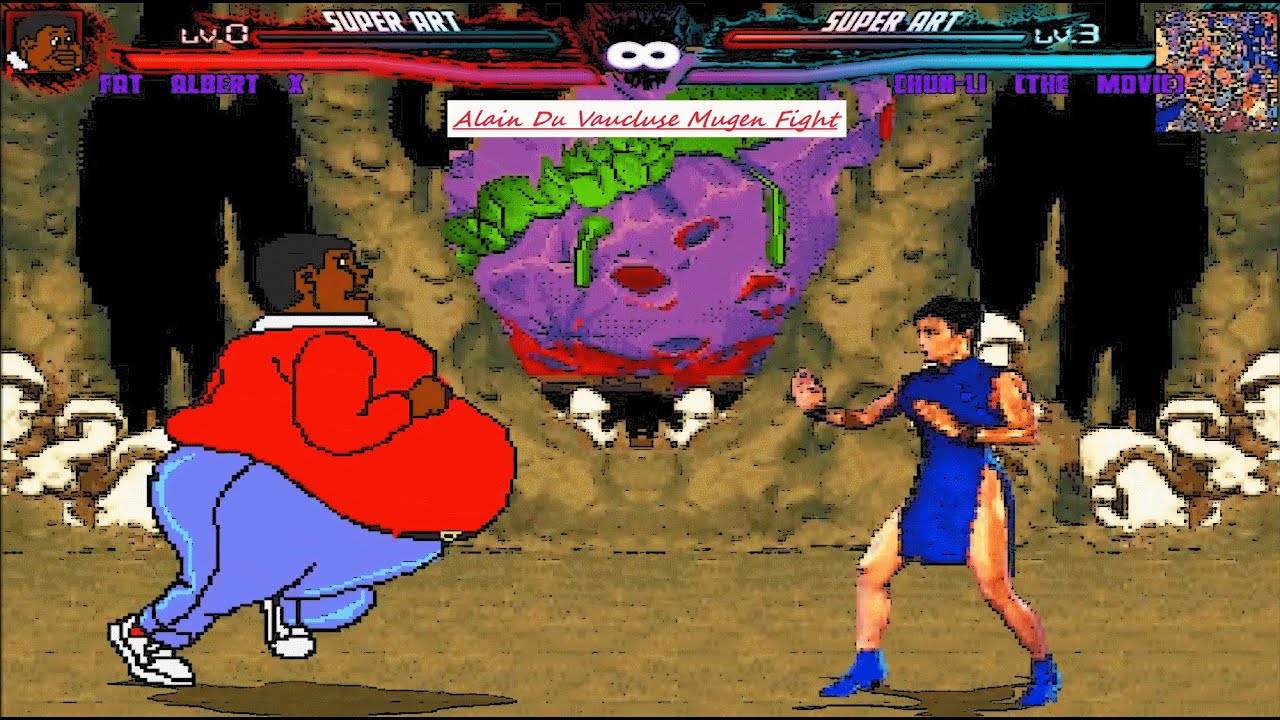 Mugen : Fat Albert X Vs Chun Li The Movie (Request) - YouTube
