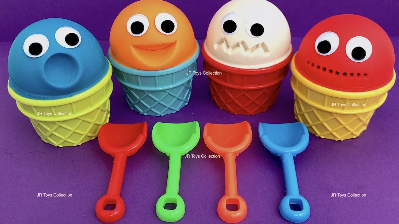 4 Colors Play Doh Ice Cream Cups Chupa Chups PJ Masks MLP Avengers ...