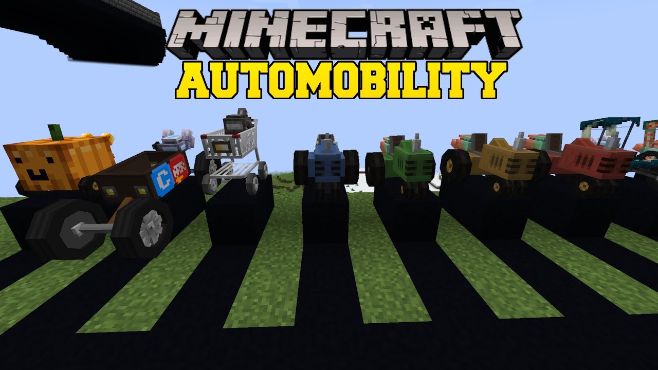 Minecraft: CARS, ATTACHMENTS, ENGINES AND MORE (Automobility ...