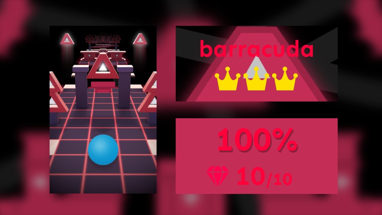 [Rolling Sky Remake] Rolling Night Sky level 14 - Barracuda - YouTube