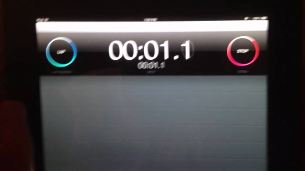 iOS 6 Clock App for iPad - YouTube