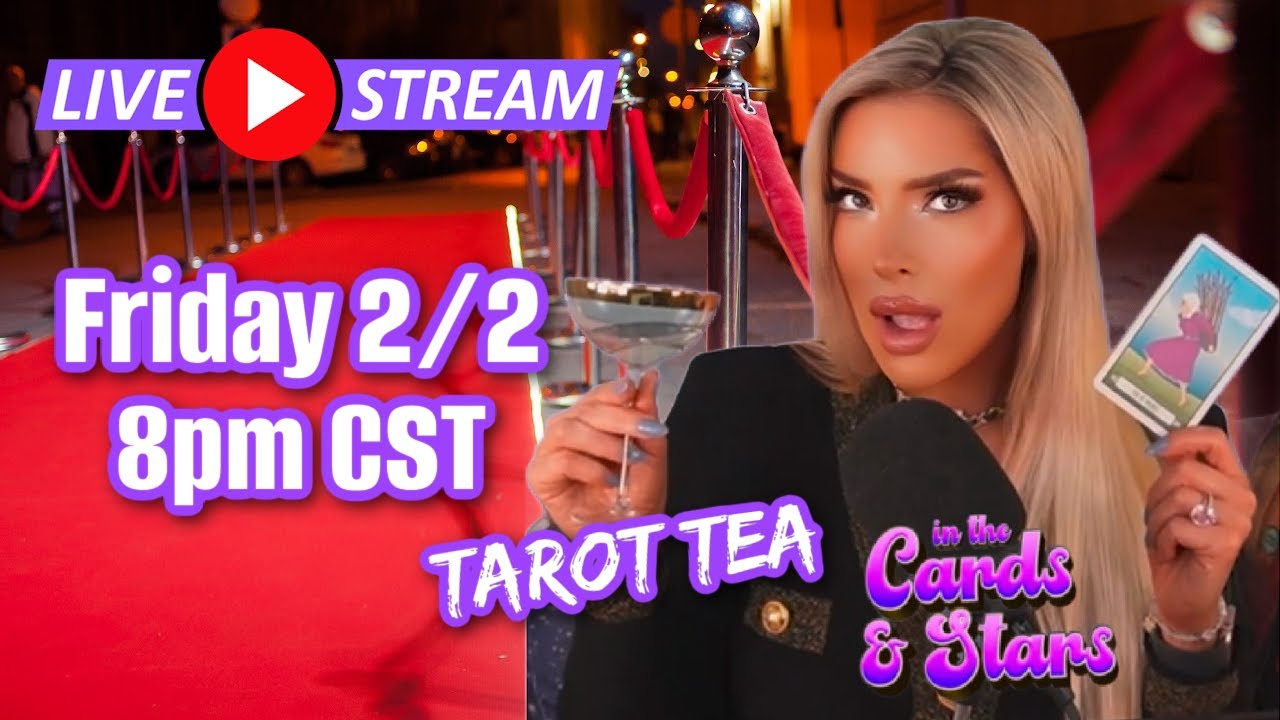 Tarot TEA Time! Celebrity Pop Culture Tarot Chat - YouTube