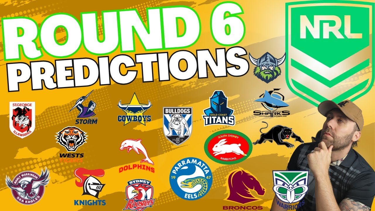NRL Round 6 Tips & Predictions 2025 🏉 - YouTube